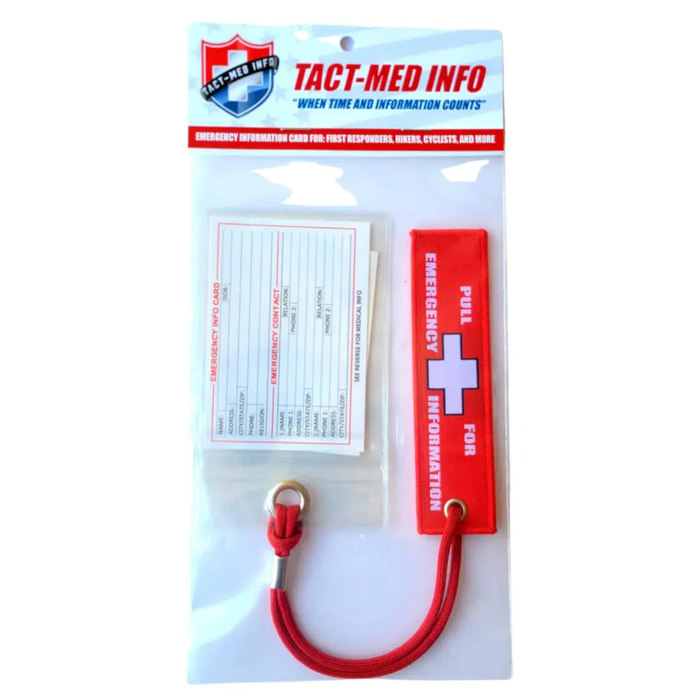 Wallet Size Tact-Med Emergency Info Card – ShieldBox