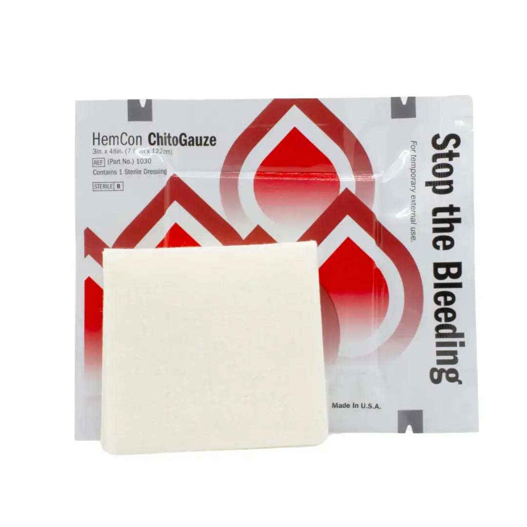 HemCon ChitoGauze OTC - Hemostatic Gauze – ShieldBox